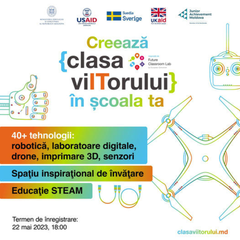 Creează Clasa Viitorului în școala ta | Direcția Educație Ciocana